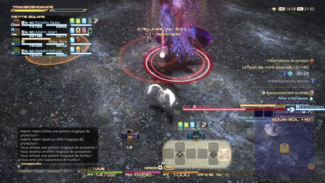 FF14 PDM boss 160 vs super kuribu - YouTube