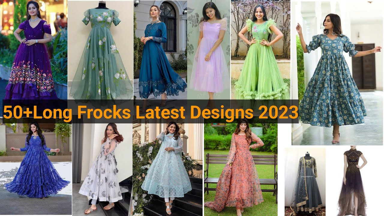 50+Long Frocks Latest Designs |Beautiful Designer Long frock | Party ...