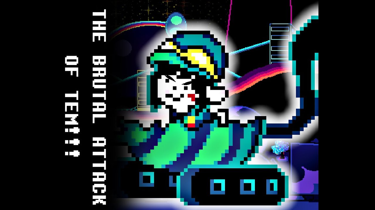 THE BRUTAL ATTACK OF TEM -Deltarune:KASWDWA - TEM boss fight UST - YouTube