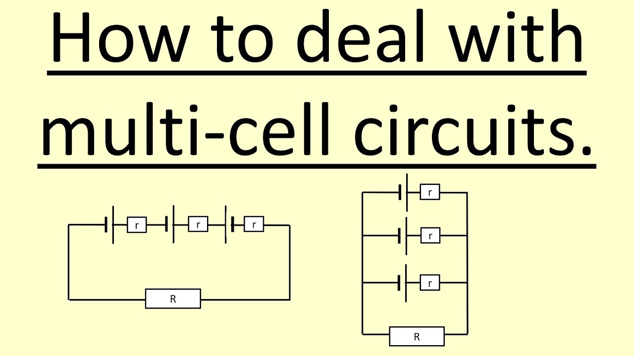 3.25 How to deal with multi cell circuits - YouTube