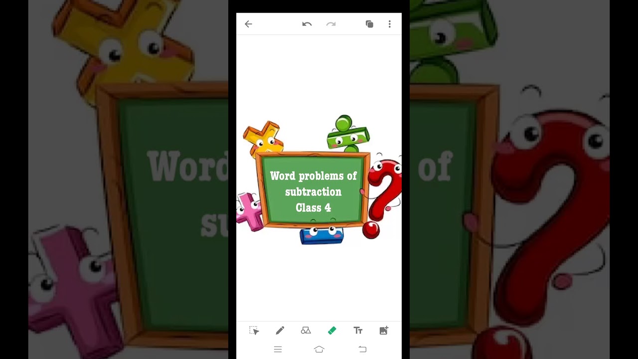CLASS 4 MATHS WORD PROBLEMS OF SUBTRACTION YouTube CLASS 4 MATHS WORD PROBLEMS OF SUBTRACTION YouTube