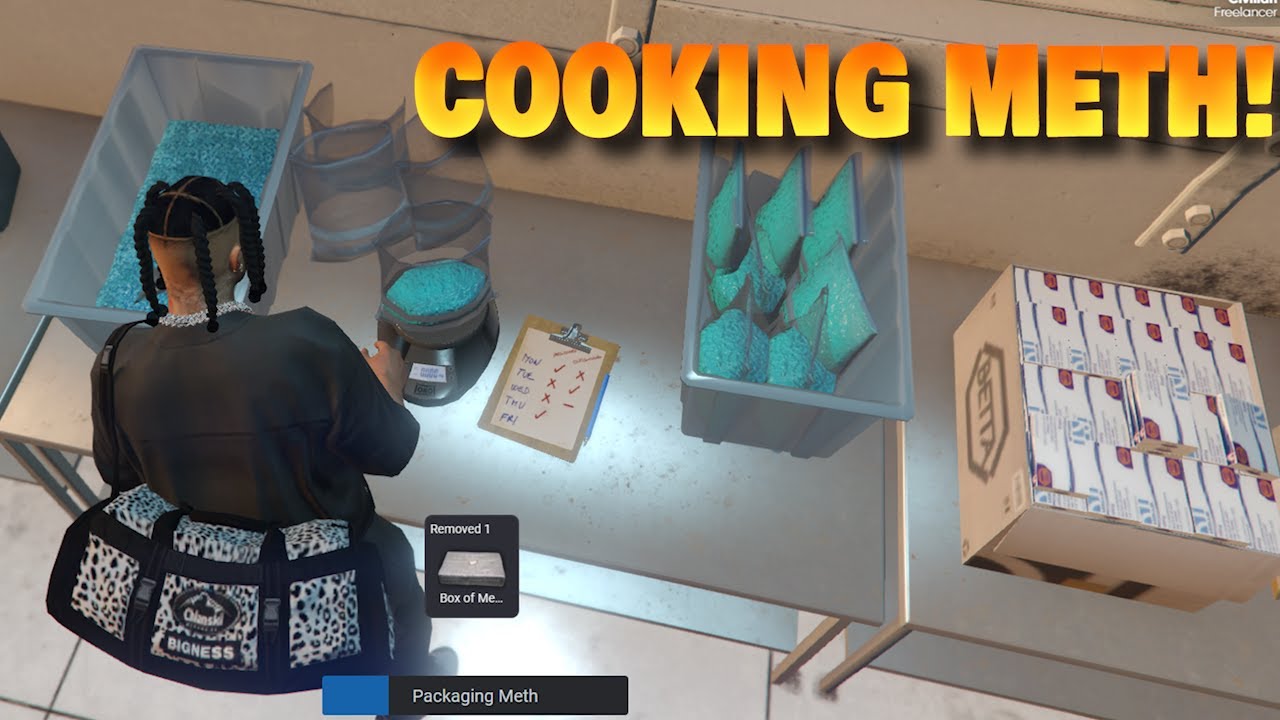 Cooking Meth in GTA RP! - YouTube