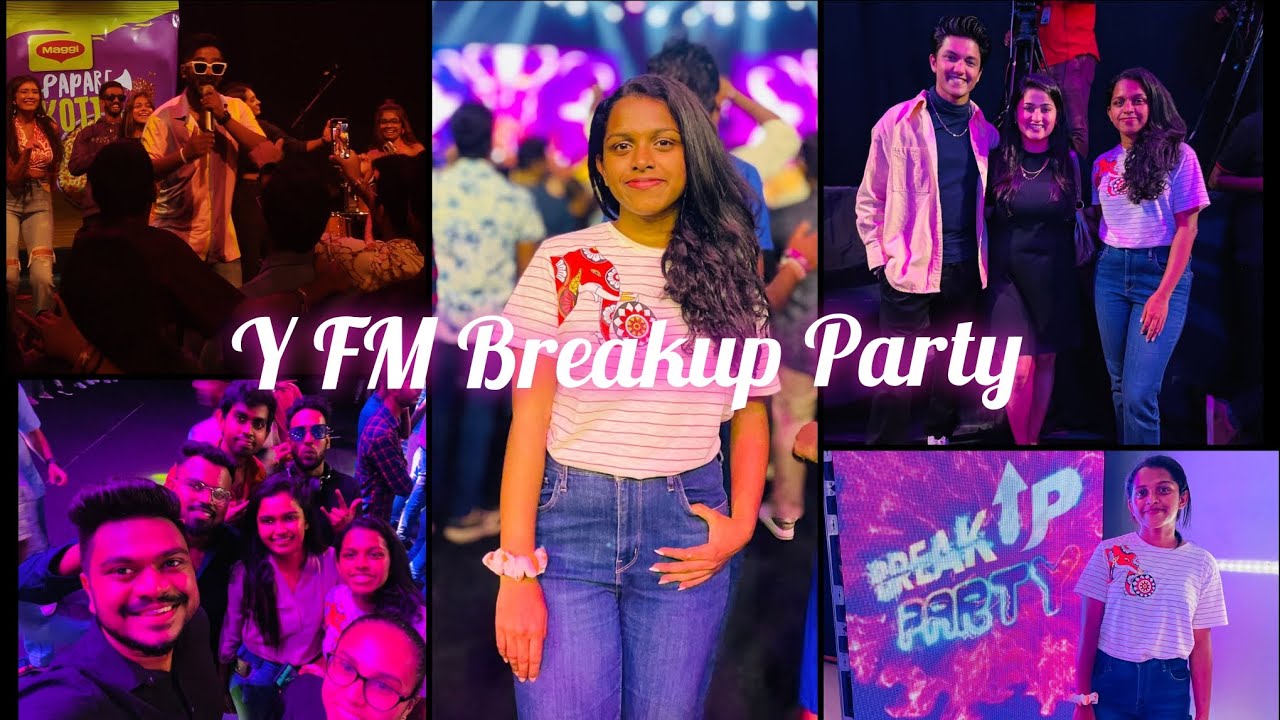 අහම්බෙන් ගියපු BREAKUP PARTY එක😅💗☻️ | Day vlog #amanyavlogs #yfm # ...
