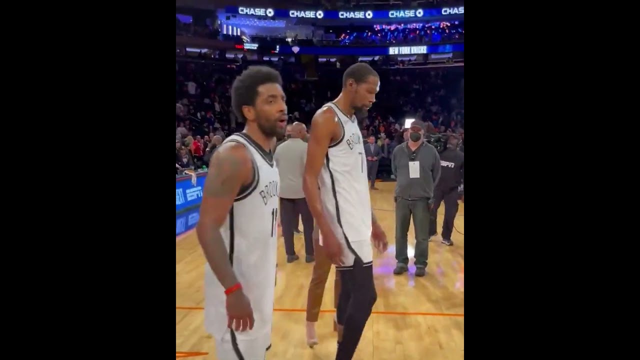 The KD-Kyrie show stays in Brooklyn 😤 - YouTube