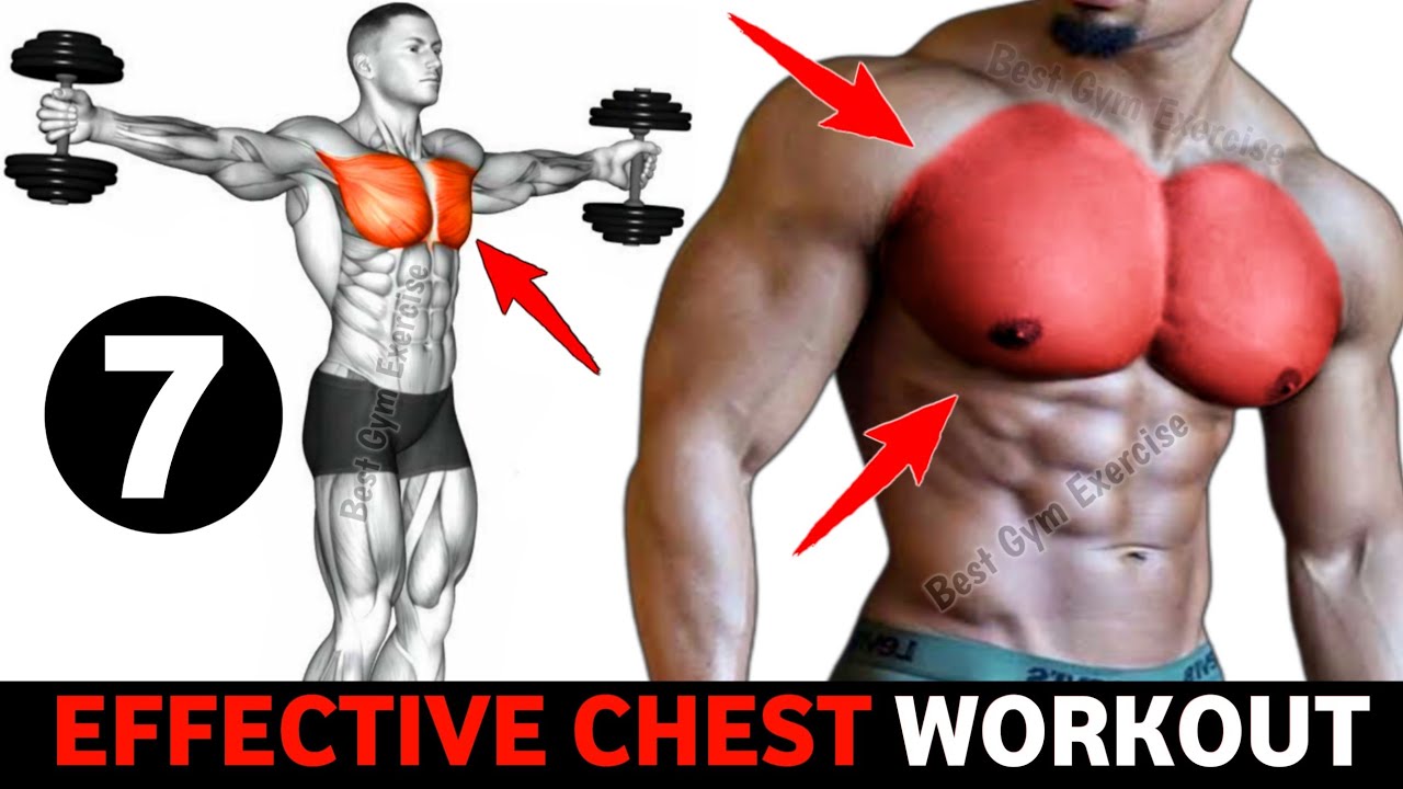7 Best Chest Workout Exercises For Big Pec - Chest Workout - YouTube