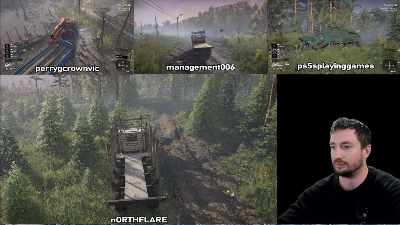 SnowRunner 4 player cross platform co-op - YouTube