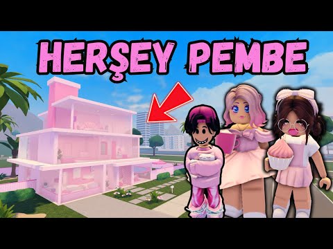 BÜTÜN GÜN HERŞEY PEMBE🏡ARIGİLLER🐝ROBLOX BERRY AVENUE🐝AYŞEM ECE ARI