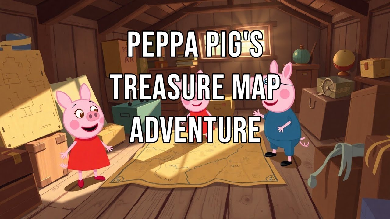 Peppa Pig's Treasure Map Adventure - YouTube