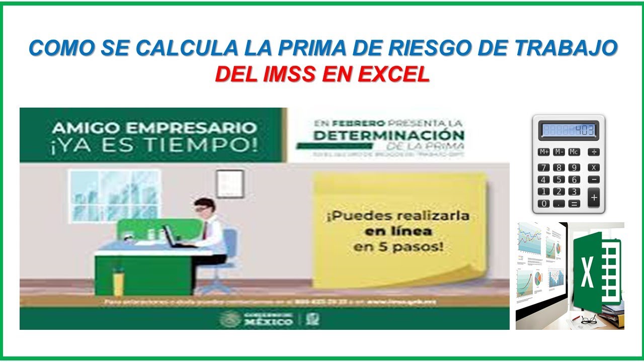 COMO SE CALCULA LA PRIMA DE RIESGO DE TRABAJO EN EXCEL 2026 - YouTube