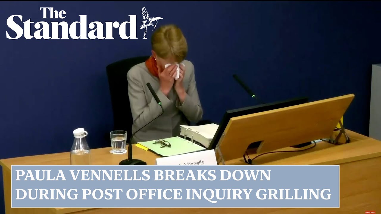 Post Office Inquiry: moment Paula Vennells cries as documents reveal ...