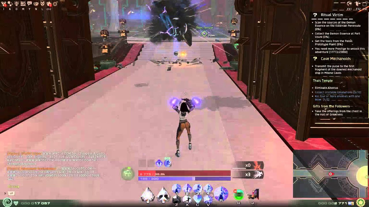 Skyforge Kinetic Gameplay - Thais Temple - YouTube