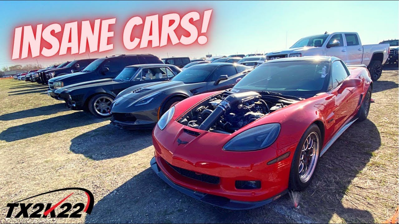 TX2K22 Spectator Parking Is STACKED With INSANE Cars!! - YouTube