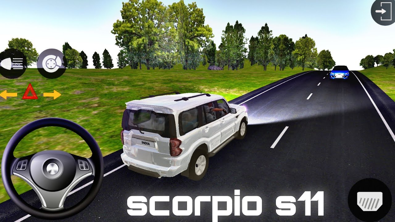 Scorpio s11 driving white vs black scorpio mafiya driver!! indian car ...