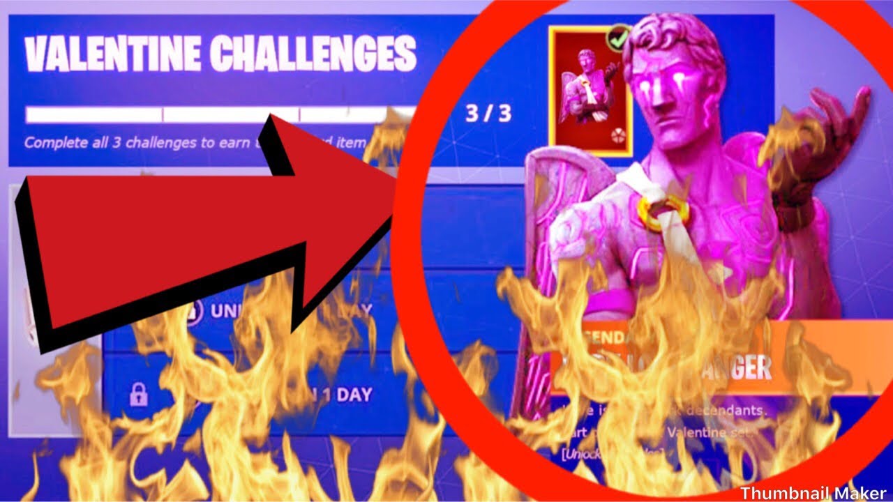 How to UNLOCK!!! The dark love ranger skin ( Fortnite valentine event ...