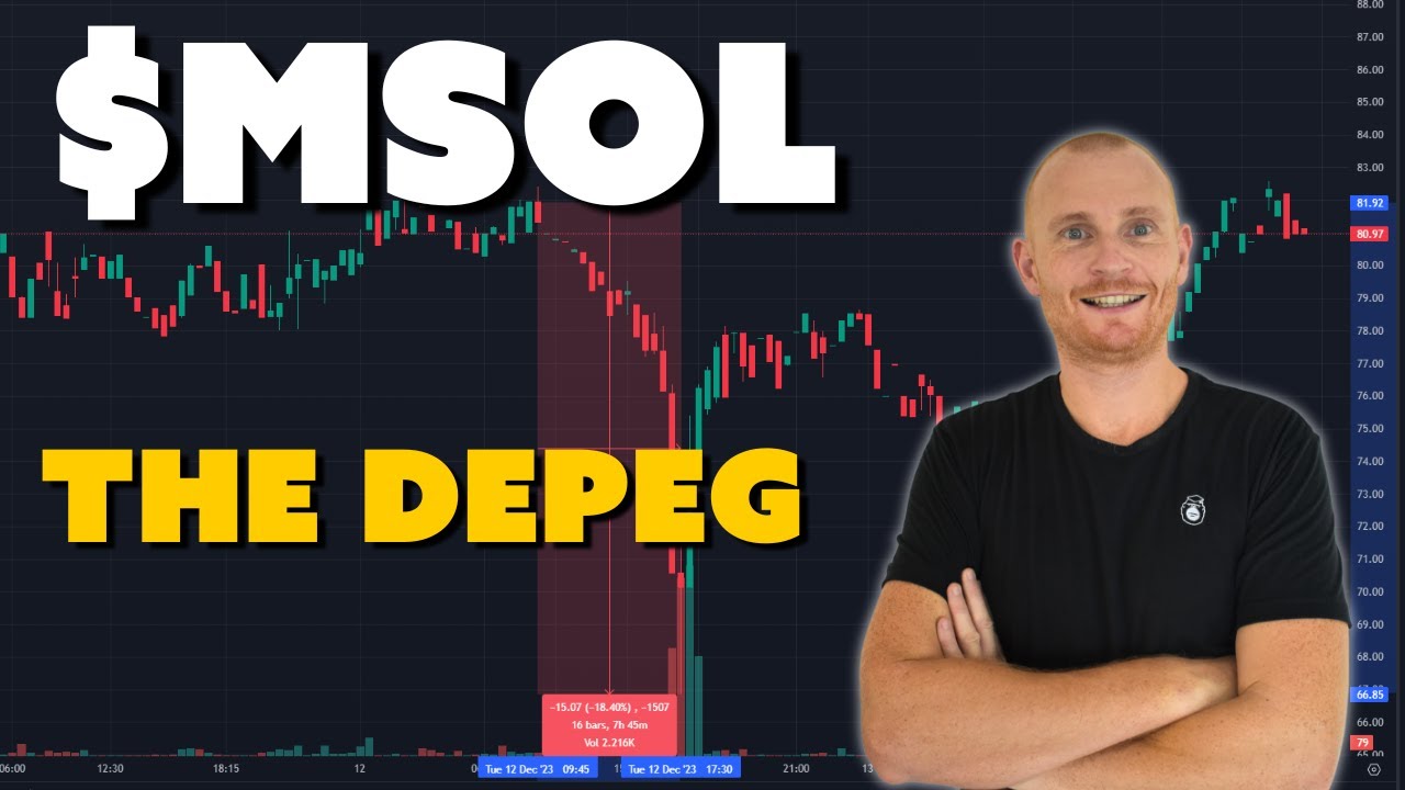 What Happened with $mSOL: Dropping 20% in value! - YouTube