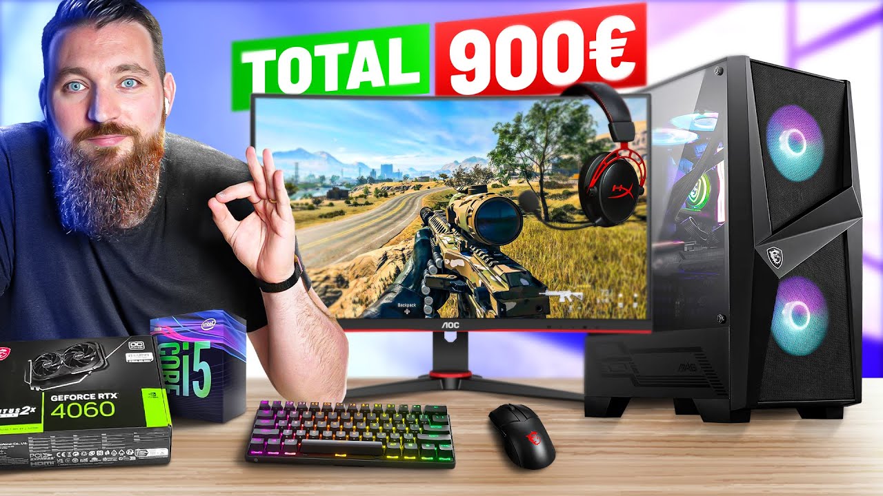 Le MEILLEUR SETUP GAMING pour 900€ (avec PC Gamer) - YouTube