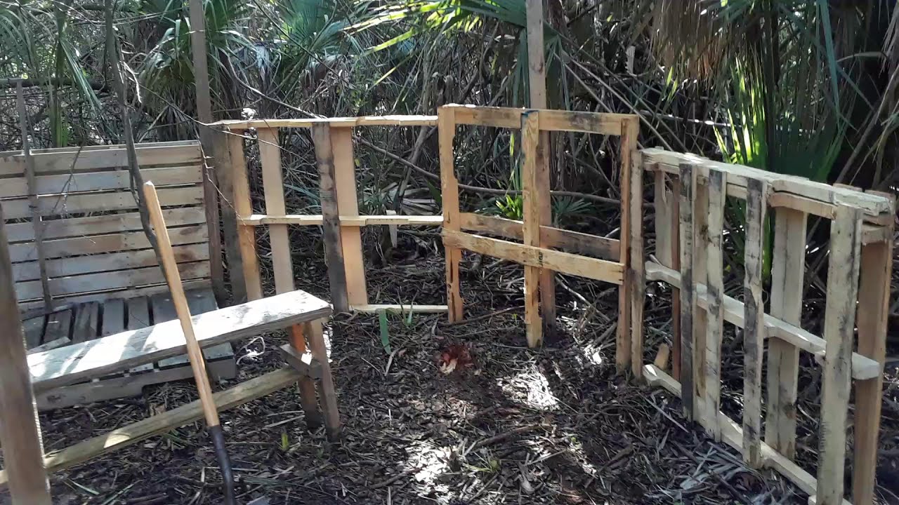 Building A Yurt Wall From The Pallets - Living In A Yurt (Part 09 ...