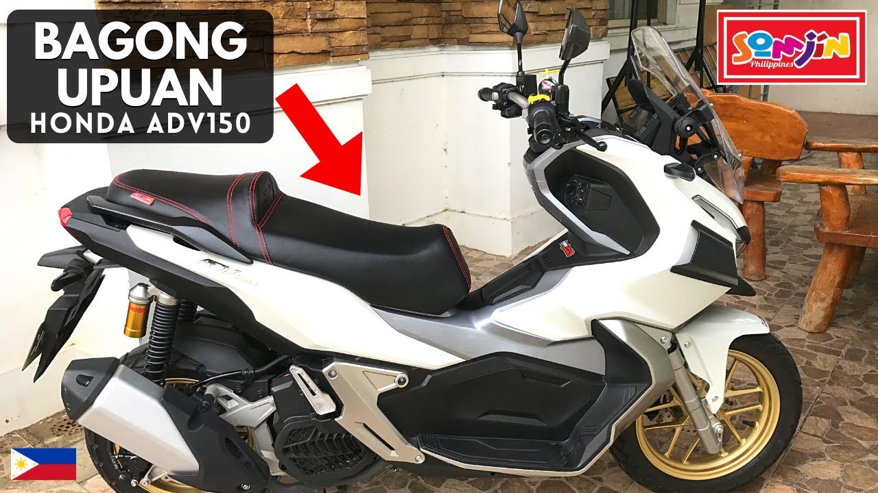 BAGONG UPUAN NG HONDA ADV150 | CAMEL BACK | SOMJIN SEAT - YouTube