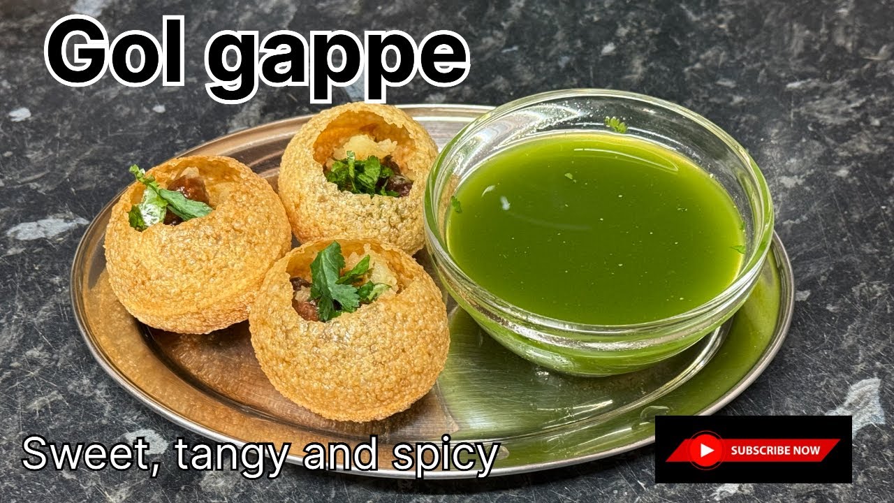 Gol gappe recipe | my way | spicy, sweet and tangy - YouTube
