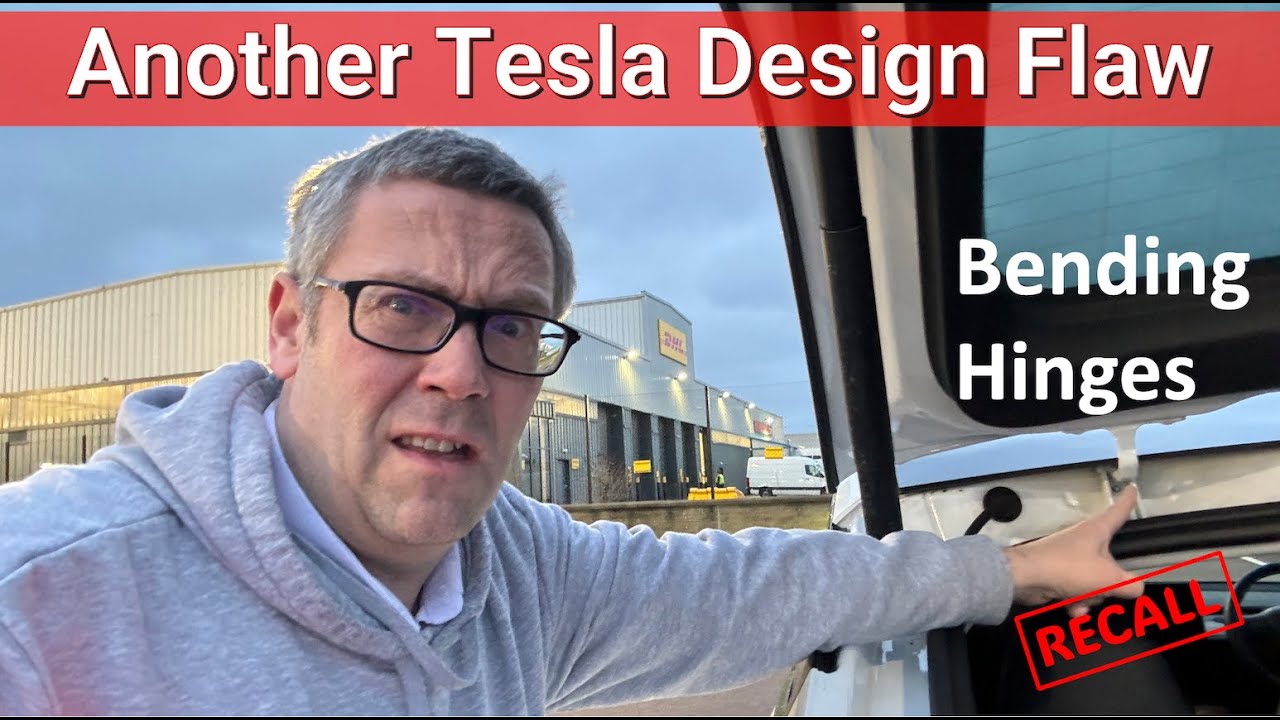 Tesla Model Y Hinges that bend under the weight - get yours checked ...