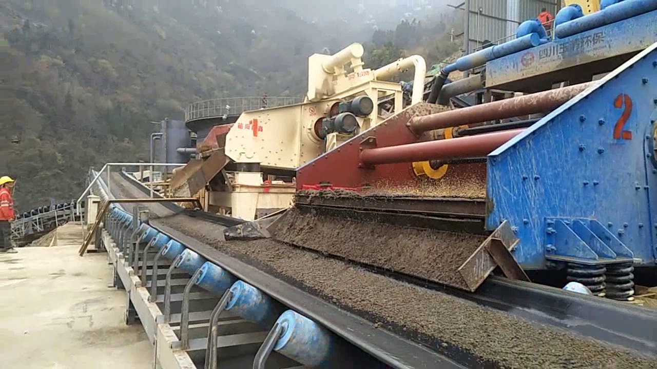 400 T/H Mountain Sand Processing Plant - YouTube