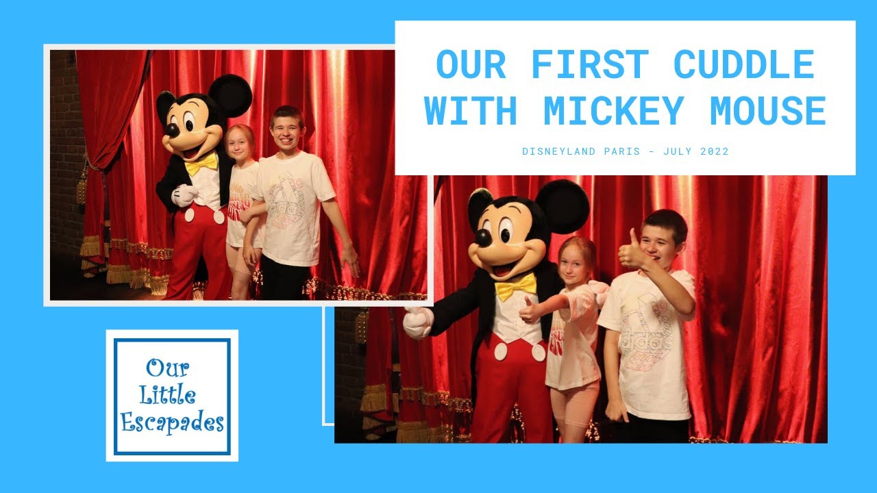 Our First Cuddle With Mickey Mouse After Social Distancing - Meet ...