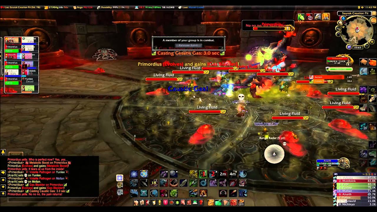 Throne of Thunder - Primordius (10 man) - Hunter PoV - YouTube