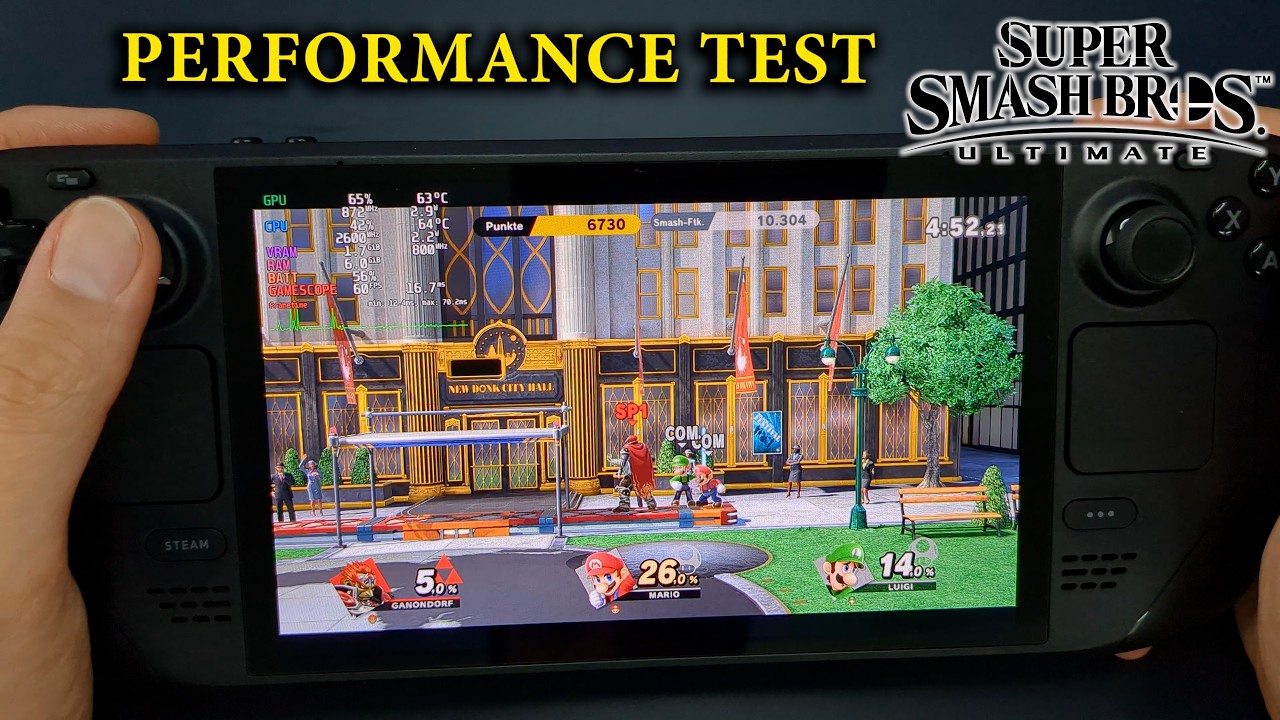 Super Smash Bros. Ultimate | Steam Deck (OLED) Performance Test | Yuzu ...
