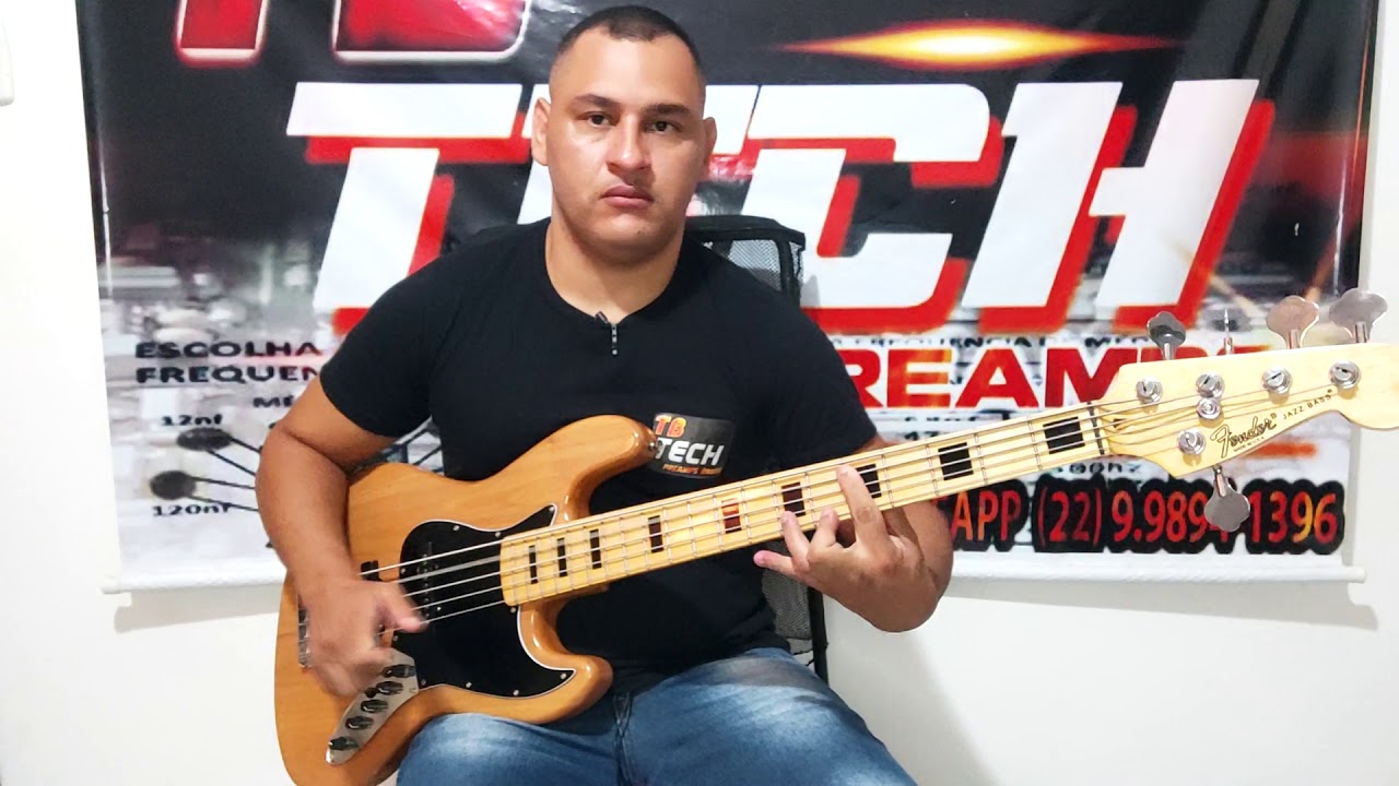 Fende Jazz Bass (CHINÊS) Preamp TB TECH - YouTube