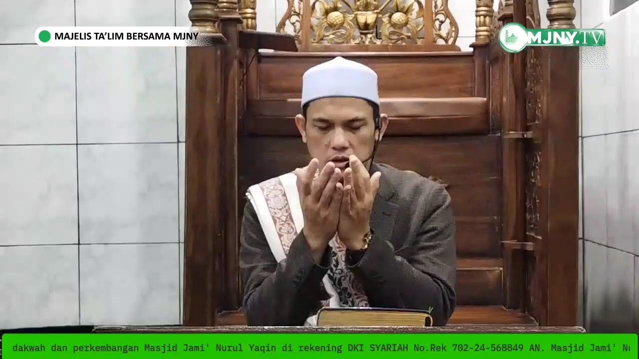 KH. Hasan Fahmi, LC.|Kitab Riyadhusholihin|Majelis Ta'lim Rutin Malam ...
