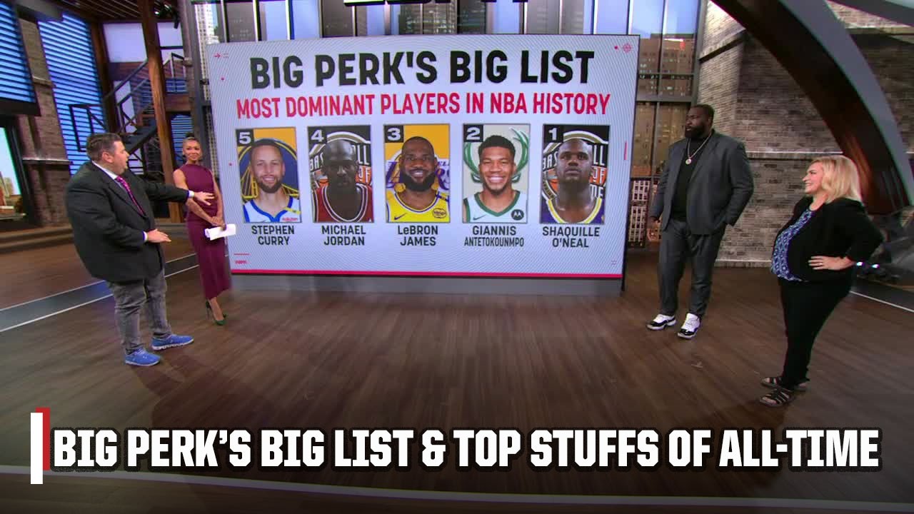Big Perk's BIG LIST: Most Dominant Players in NBA HISTORY! + Top STUFFS ...