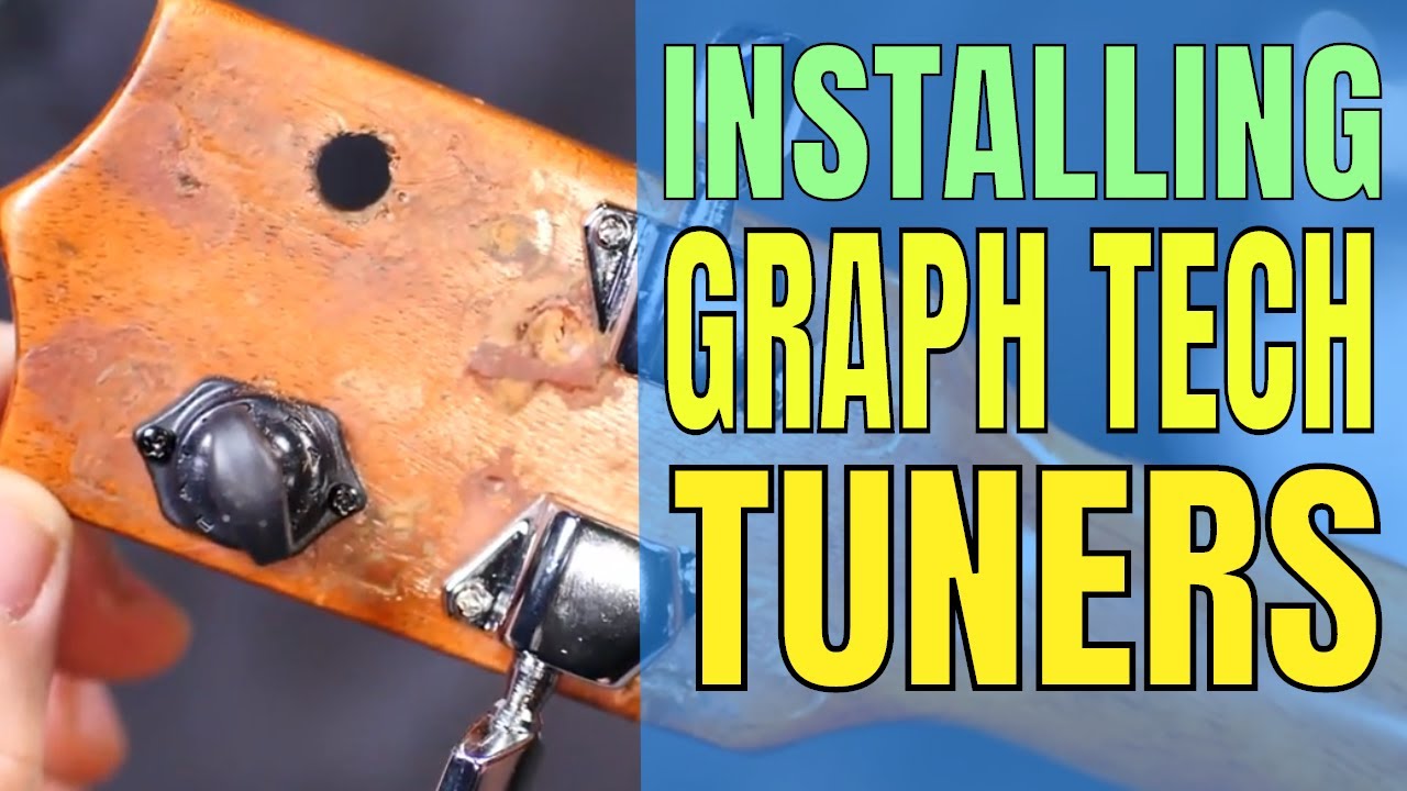 GraphTech Tuners for Ukulele // Installation - YouTube