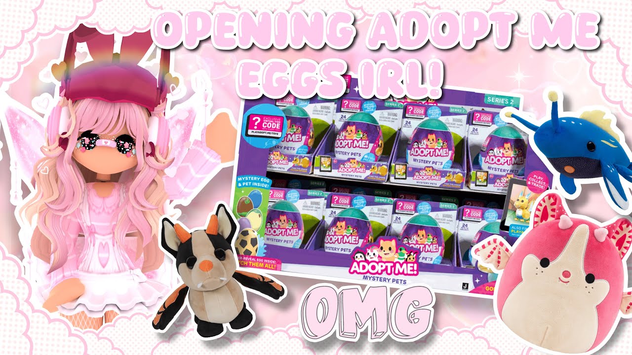 Opening ADOPT ME EGGS IRL! 💕We got so many cute pets! 🌸 w/ My Bestie! 🌷 ...
