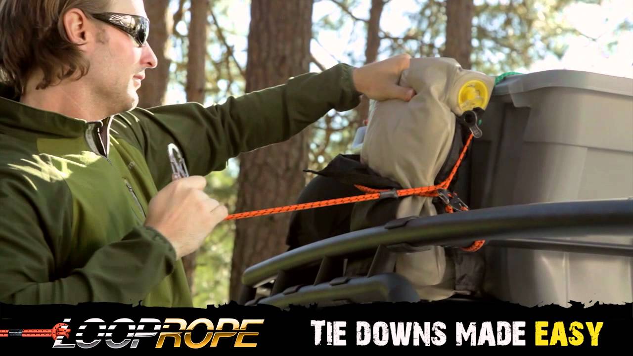 LoopRope for Camping, the world's most versatile tie down! - YouTube