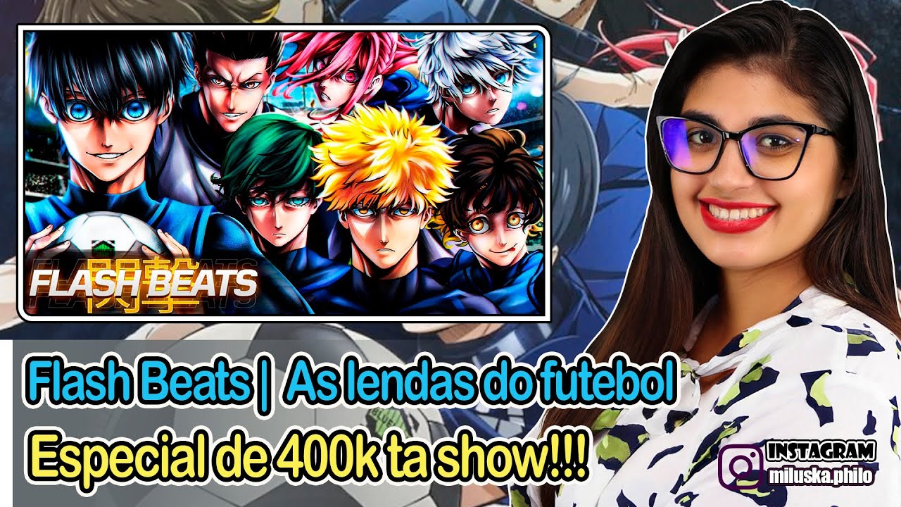 Reagindo a Rap - ESPECIAL 400K (Blue Lock) - As Lendas do Futebol | Flash Beats - YouTube