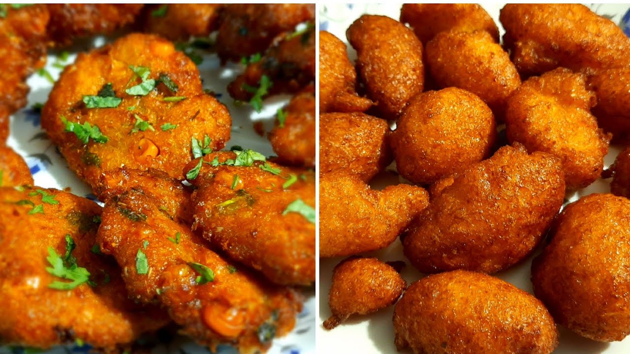 2 types of corn vada recipes-sweet and spicy | Sweet corn vada| Spicy ...