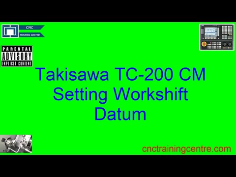 Takisawa TC 200 How To Set The Workshift - YouTube