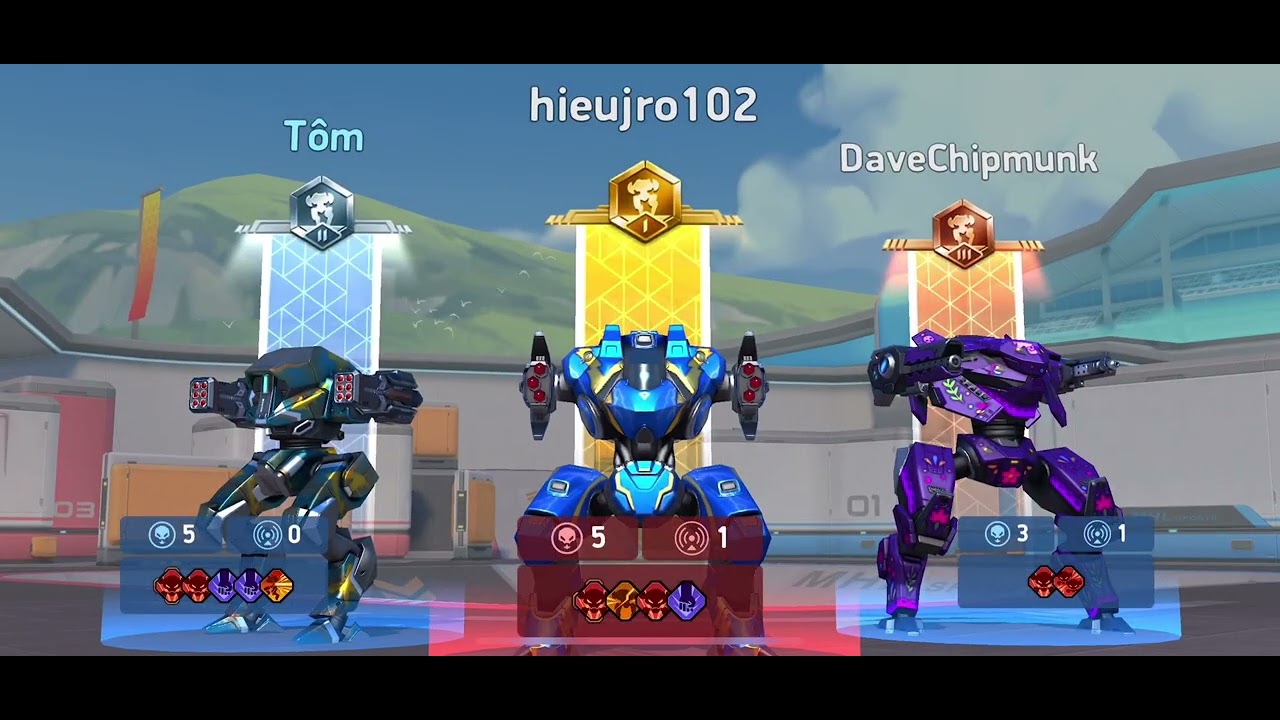Arachnos với pháo điện 8 trong Mech Arena. - YouTube