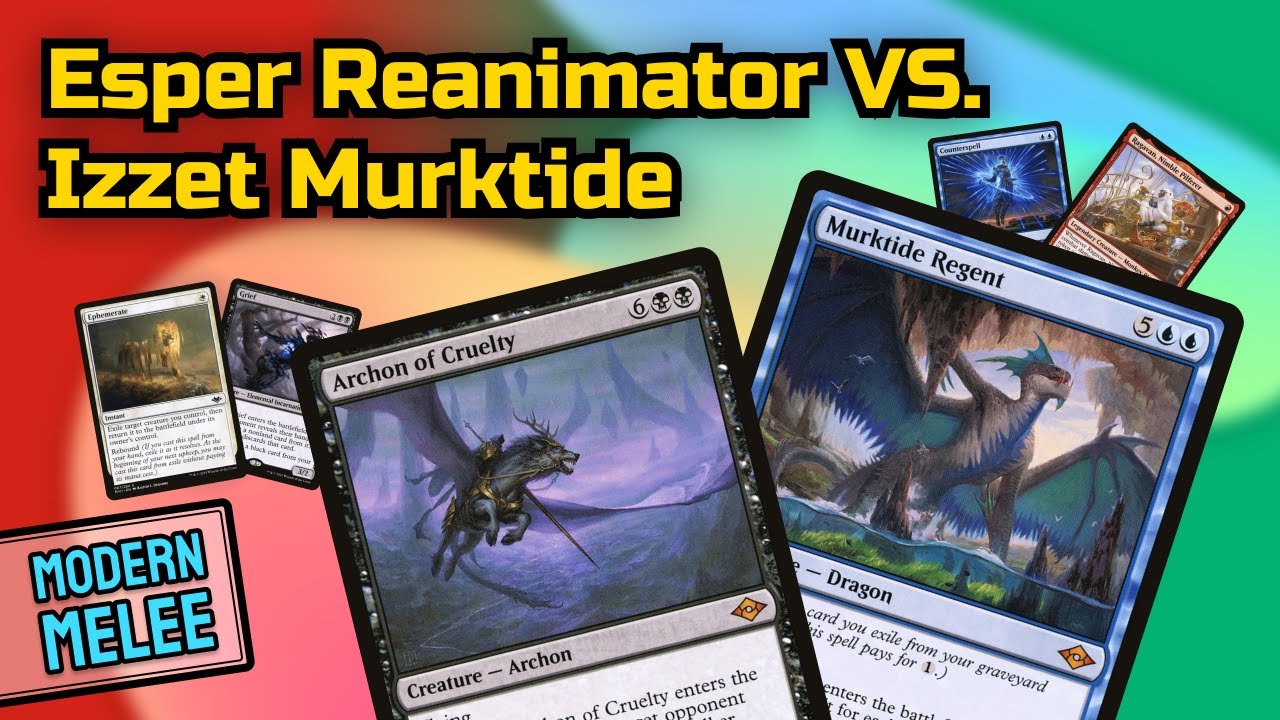 Esper Reanimator Vs. Izzet Murktide LIVE MTG Modern Gameplay | Modern Melee - YouTube