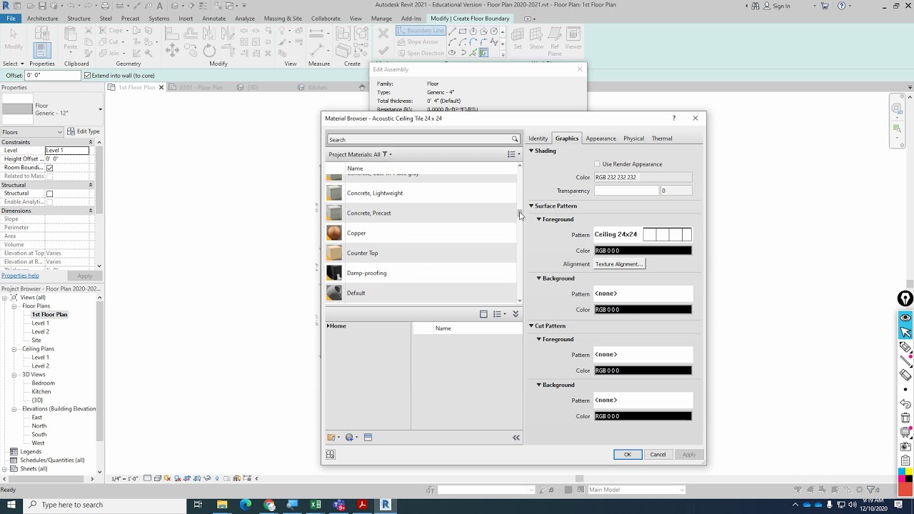 Create Foundation and Default Slab Edge on Revit Architecture - YouTube