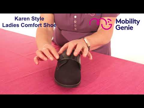 Ladies Stretch To Fit Comfort Shoe | Cosyfeet | Mobility Genie