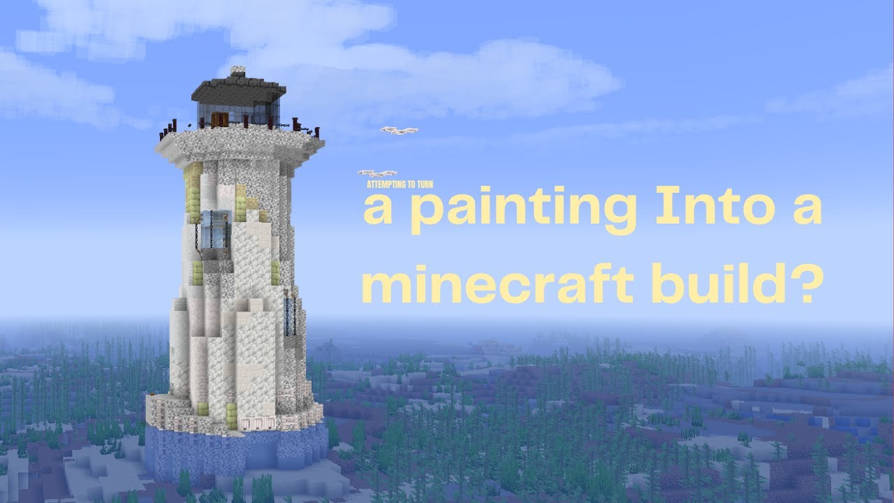 Turning A Painting Into A Minecraft Build - YouTube