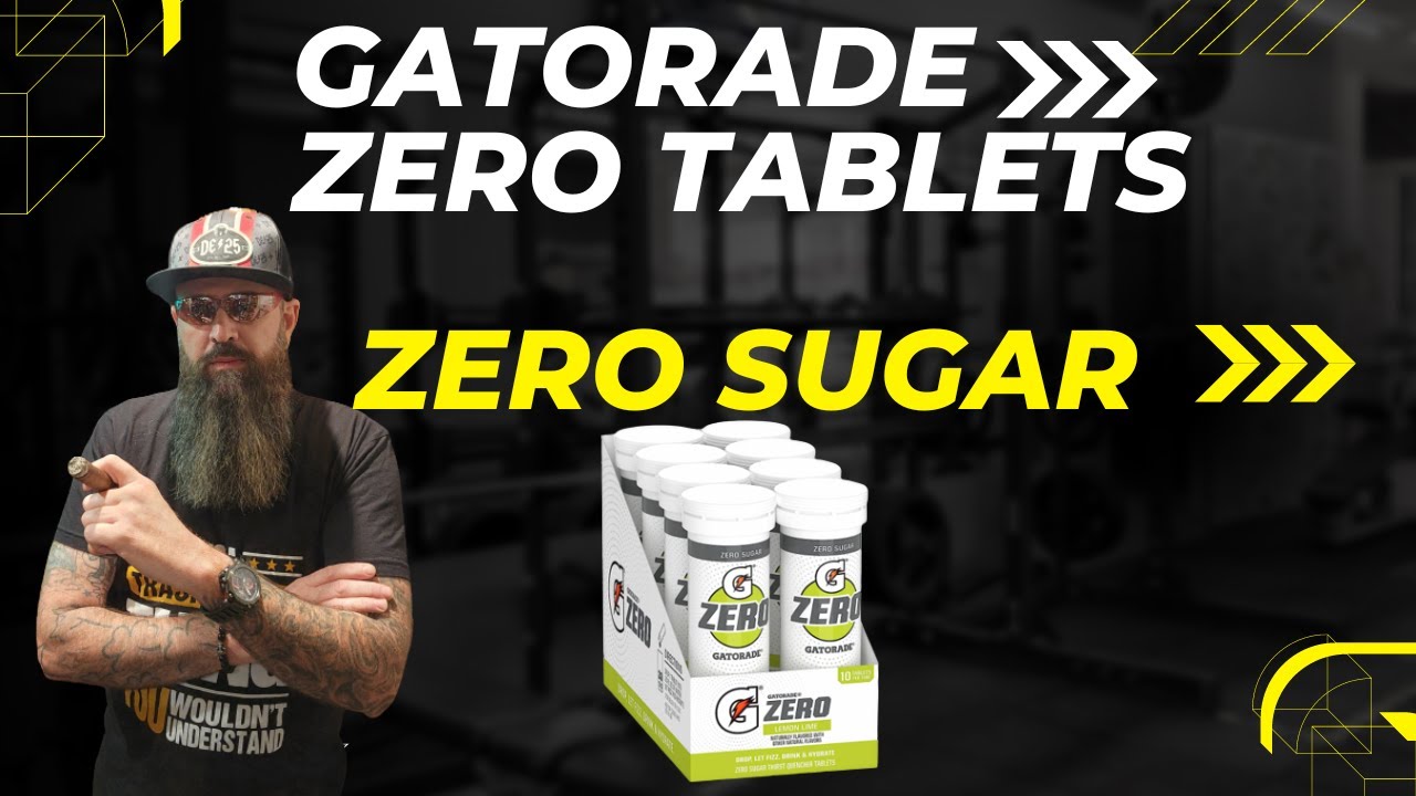 Gatorade Zero Tablet Review 2023 | Cigar Prop - YouTube