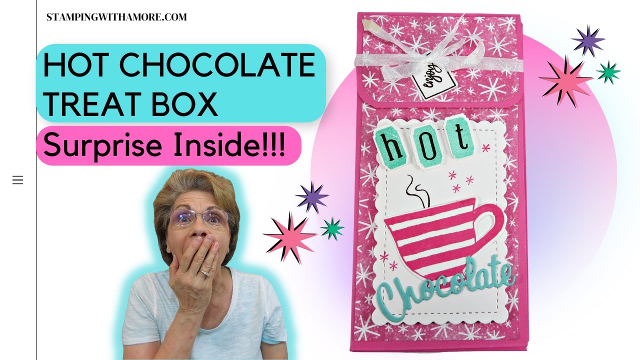 Unique Christmas Hot Chocolate Box Tutorial (a fun christmas treat box ...