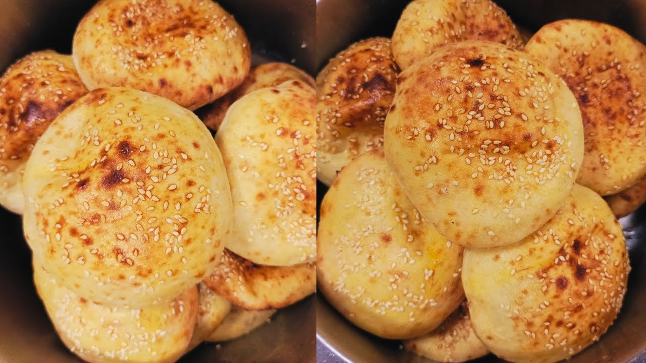 Khameer bread in tawa / Arabic bread recipe/Arabic breakfast recipes ...