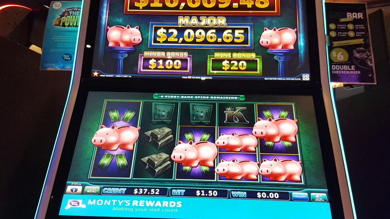 111 lock it link Piggy bank slot machine july 2019 - YouTube