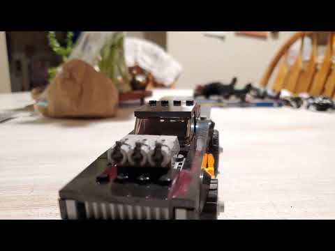 lego race car stop motion