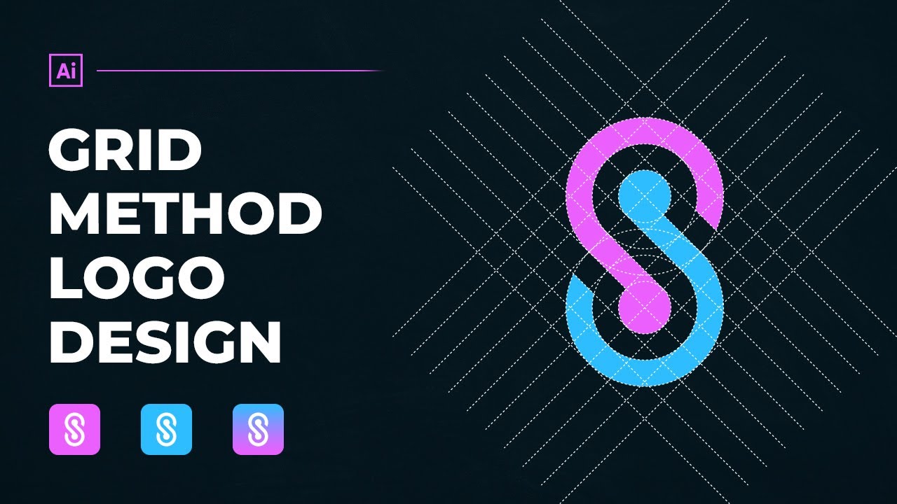 How To Design Perfect Logo Using Grids | S Letter Logo | Adobe ...