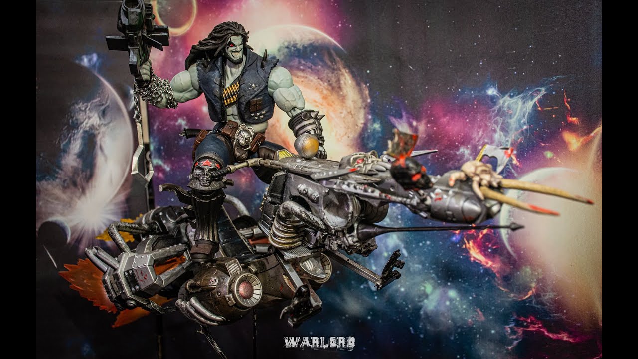 Lobo DC - Moto Space Spacehog Frag 666 Custom Escala 1/12 - YouTube