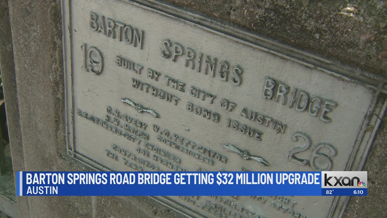 Austin awarded $32M for Barton Springs Road Bridge replacement - YouTube